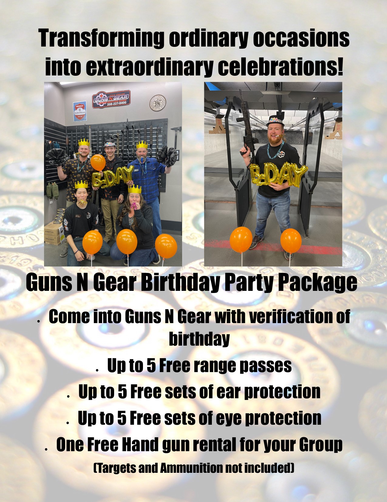 Special Events - Guns N Gear